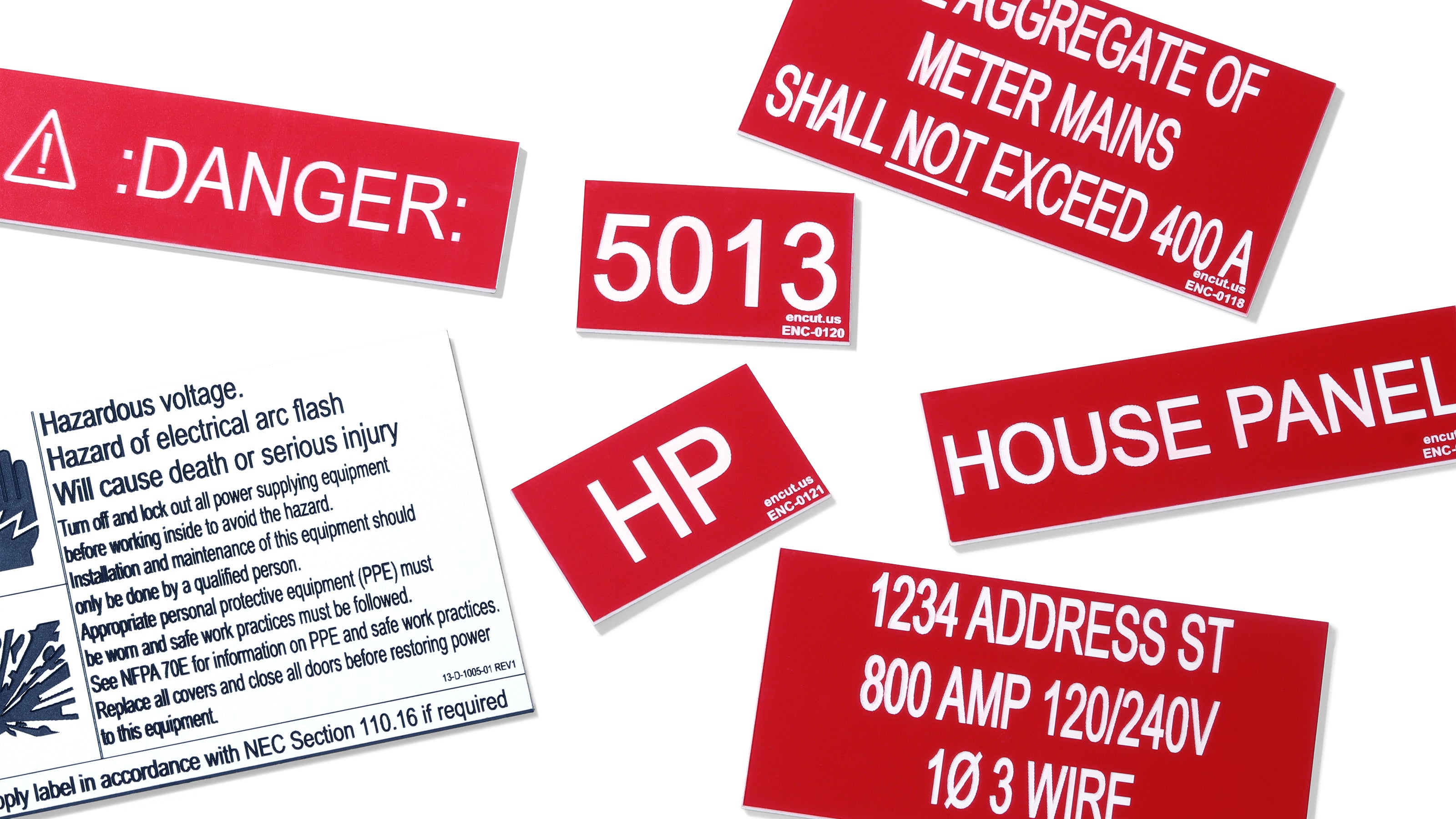 Electrical Placards – ENcut